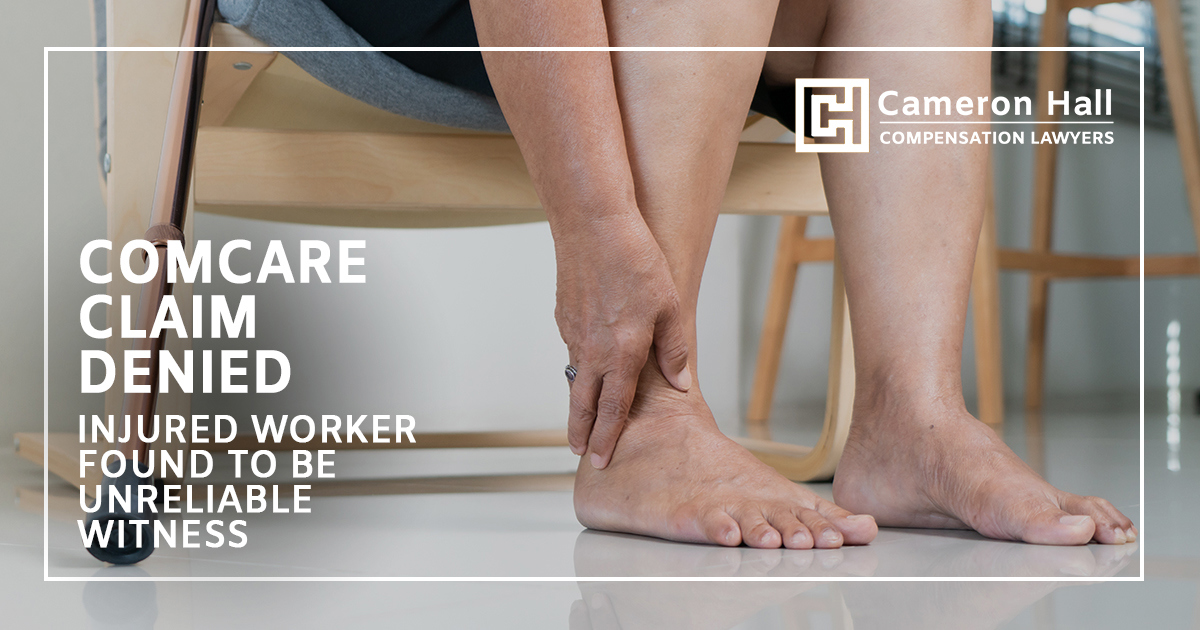 Rejected Comcare Claim After Ankle Injury | Case Review